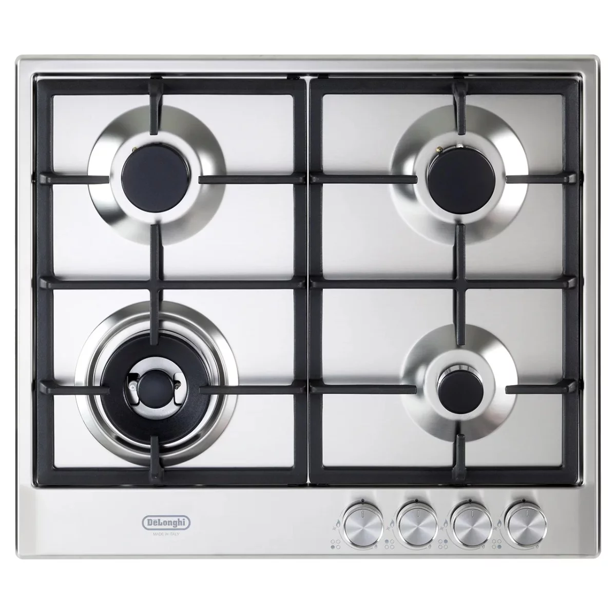 Delonghi DNSL 460 X Gas hob 60cm - Stainless Steel | Donaghy Bros.